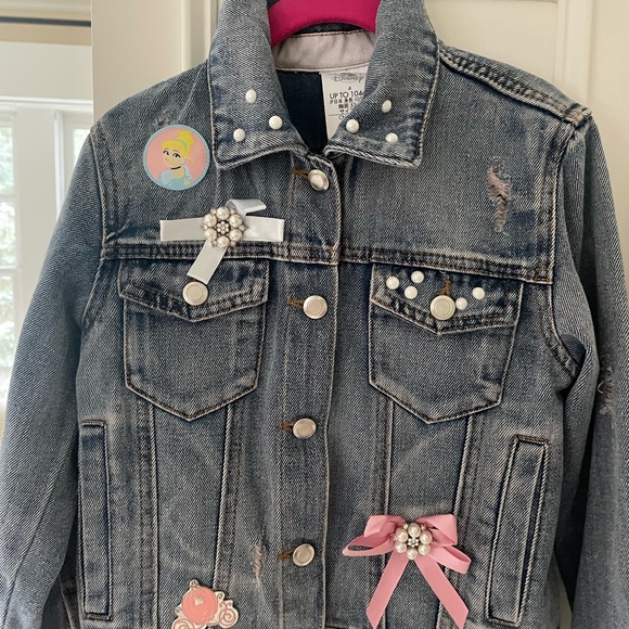 Disney | Jackets & Coats | Custom Cinderella Jean Jacket | Poshmark